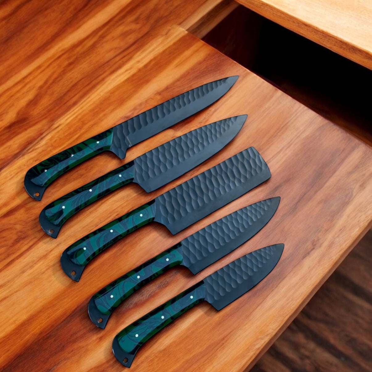 Premium Custom Knife Set For Chefs – Sharp & Durable – Knives Gear Garage