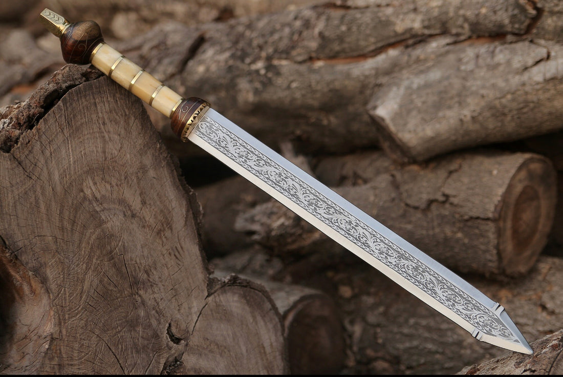 Stainless Steel Handforged sword, longsword, Roman sword, sword with s ...